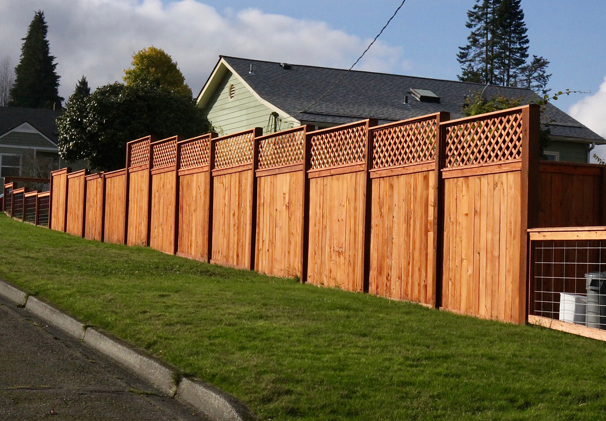 The Challenges of Installing a Fence on a Slope | American Fence ...